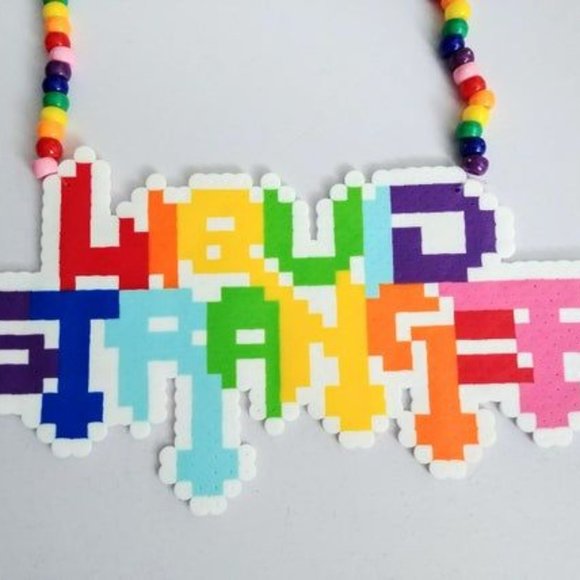 iHeartRaves | Accessories | Rave Perler Bead Necklace | Poshmark